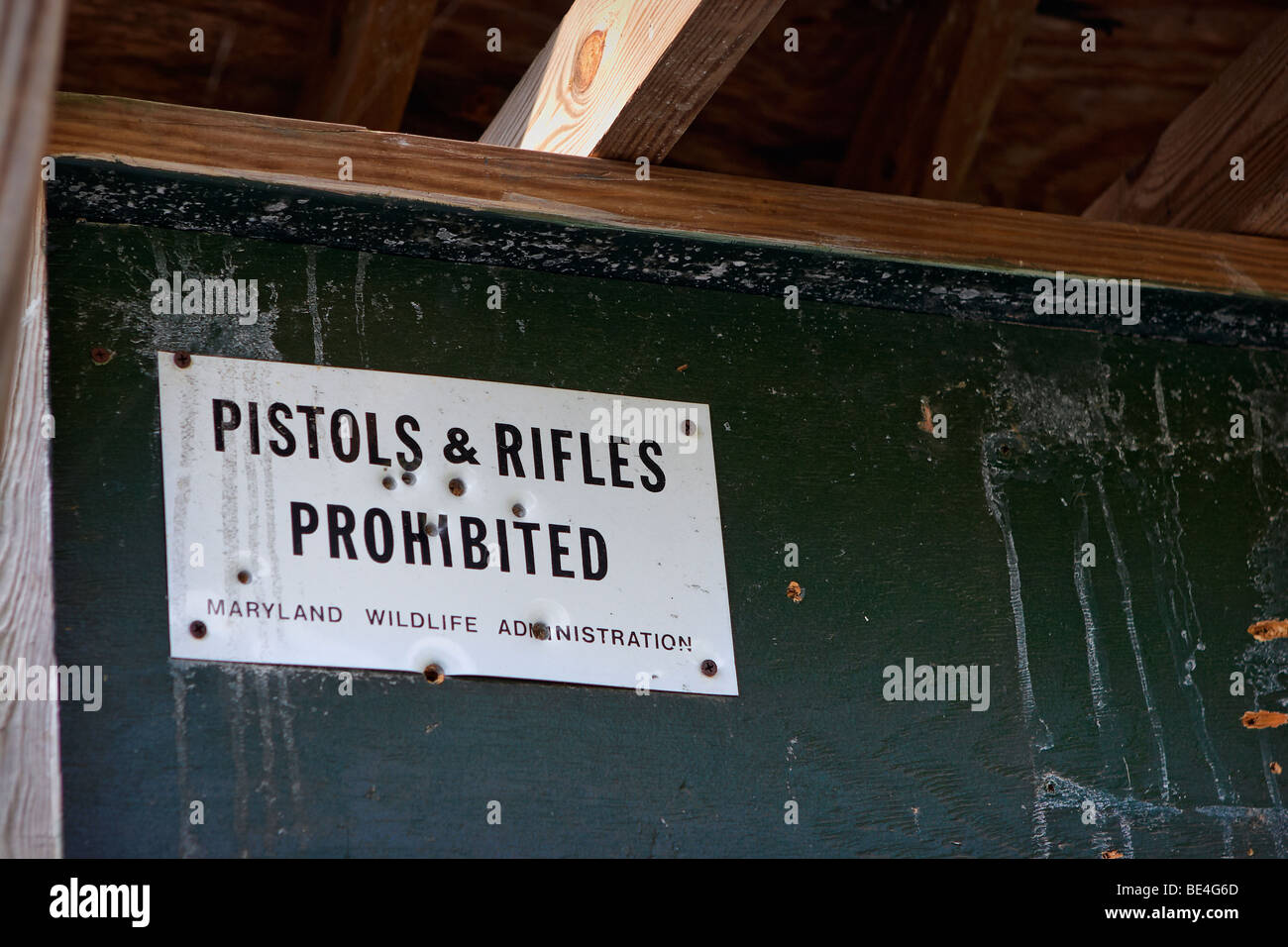 A sign at a wildlife management area Stock Photo - Alamy