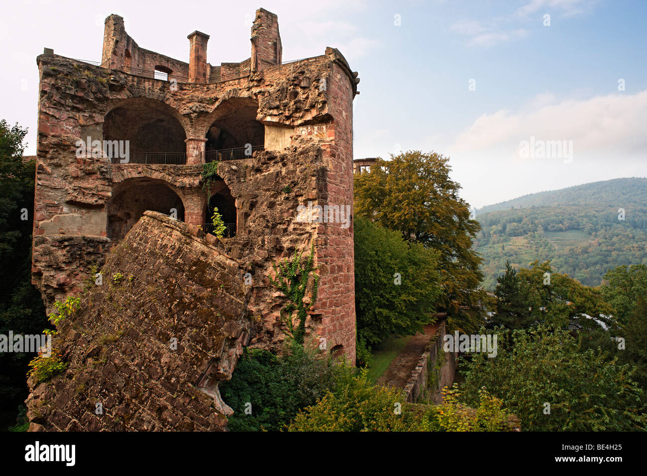 Facade at heidelberg castle hi-res stock photography and images - Alamy