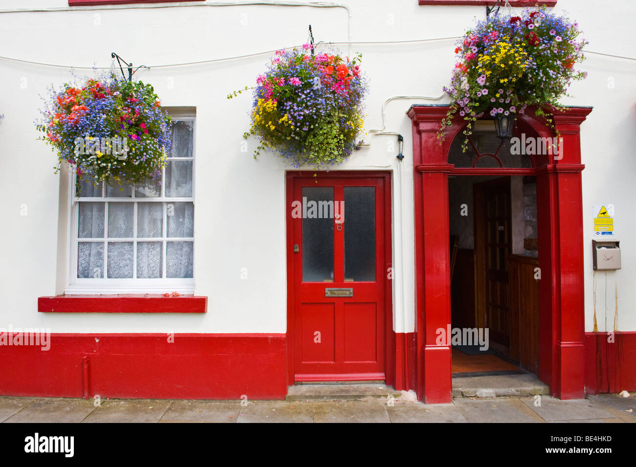 Exterior of The Clarence pub in Brecon Powys Wales UK Stock Photo - Alamy