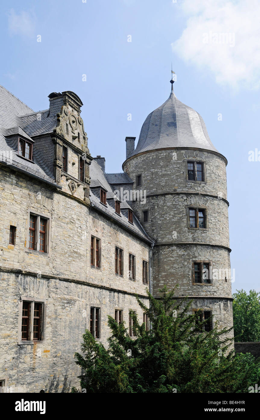 Tower, Wewelsburg, triangular castle, former Nazi cult and terror ...