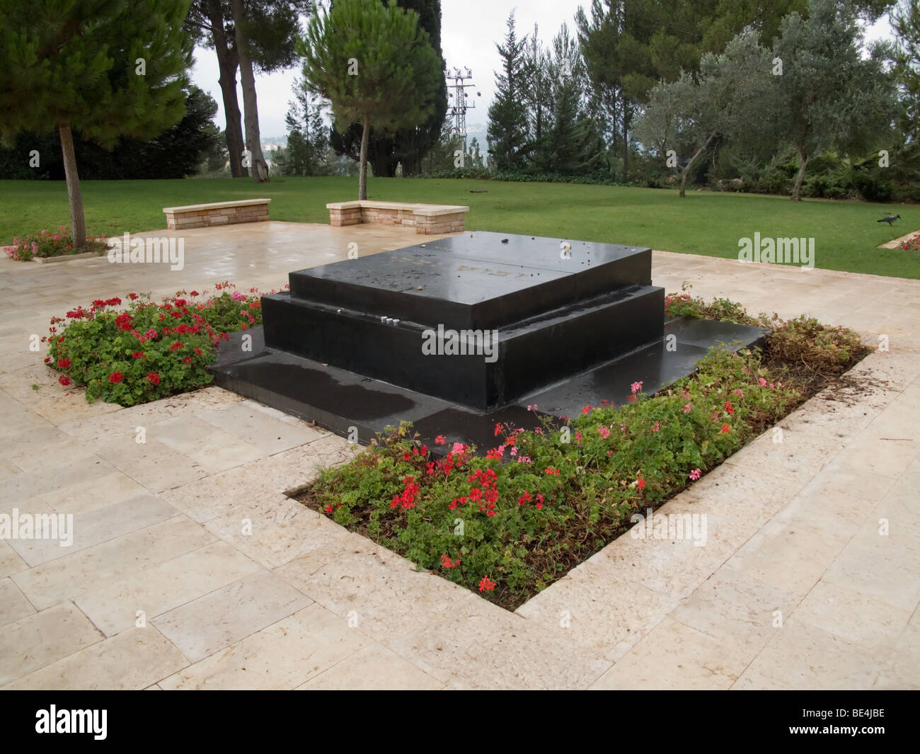 Grave Ze'ev Jabotinsky at Mount Hertzel National Leaders Memorial Park ...