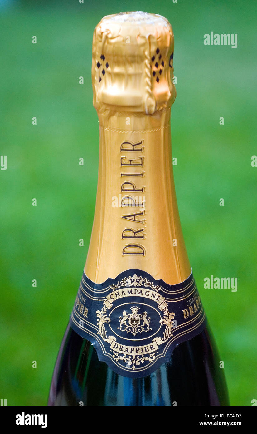 Drappier champagne bottle Stock Photo - Alamy