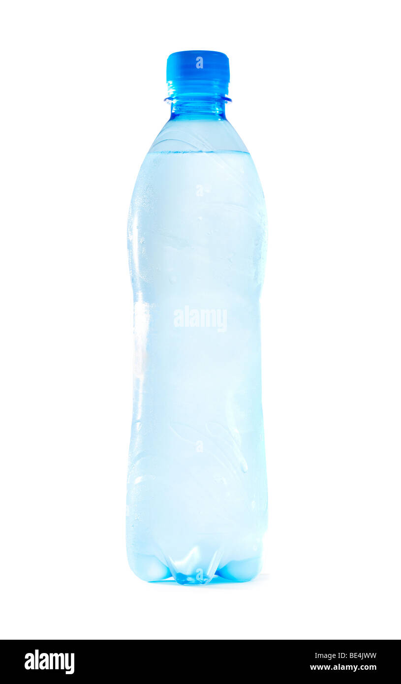 Bottle with cold water. Isolated on white Stock Photo - Alamy