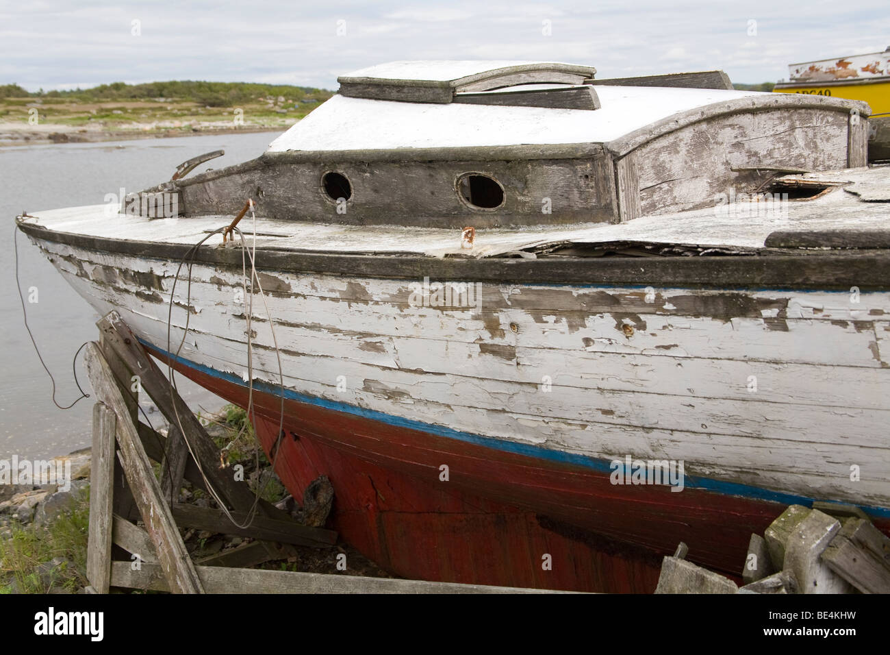 Old wrecked sailingboat Stock Photo - Alamy