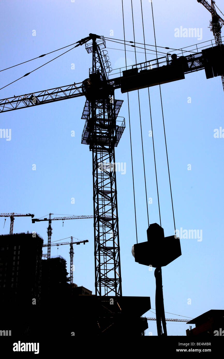 Construction work at Jumeirah Beach Dubai UAE Stock Photo - Alamy