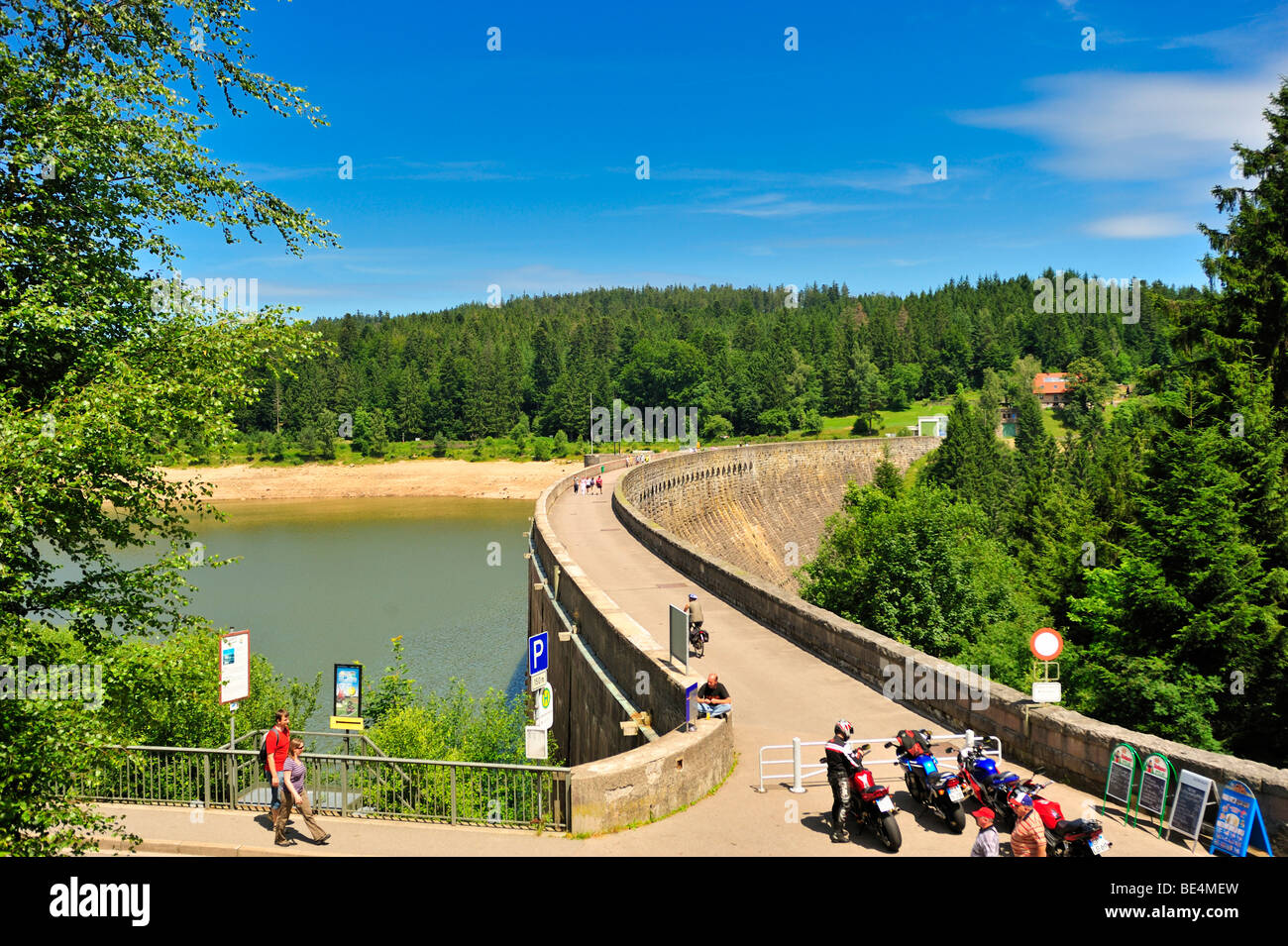 Schwarzenbachtalsperre storage lake, Forbach, Black Forest, Baden ...