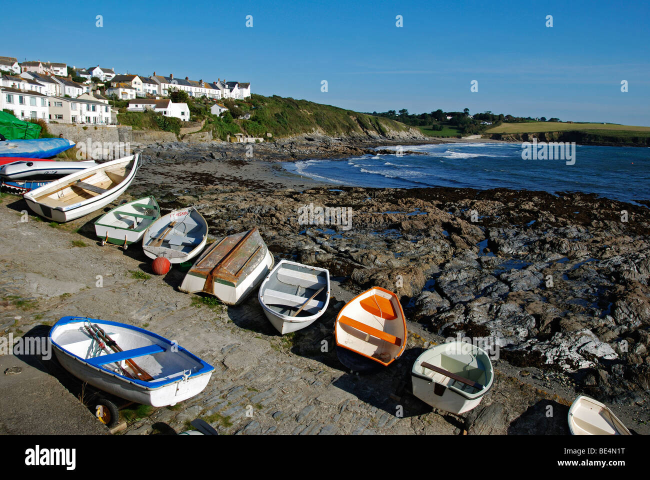 Portscatho beach hi-res stock photography and images - Alamy