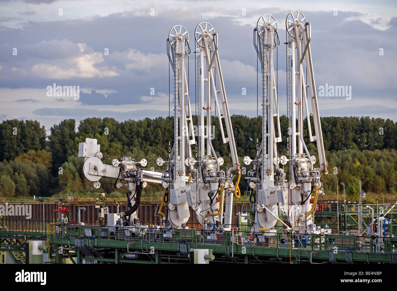 Royal Dutch Shell oil terminal, Germany Stock Photo - Alamy