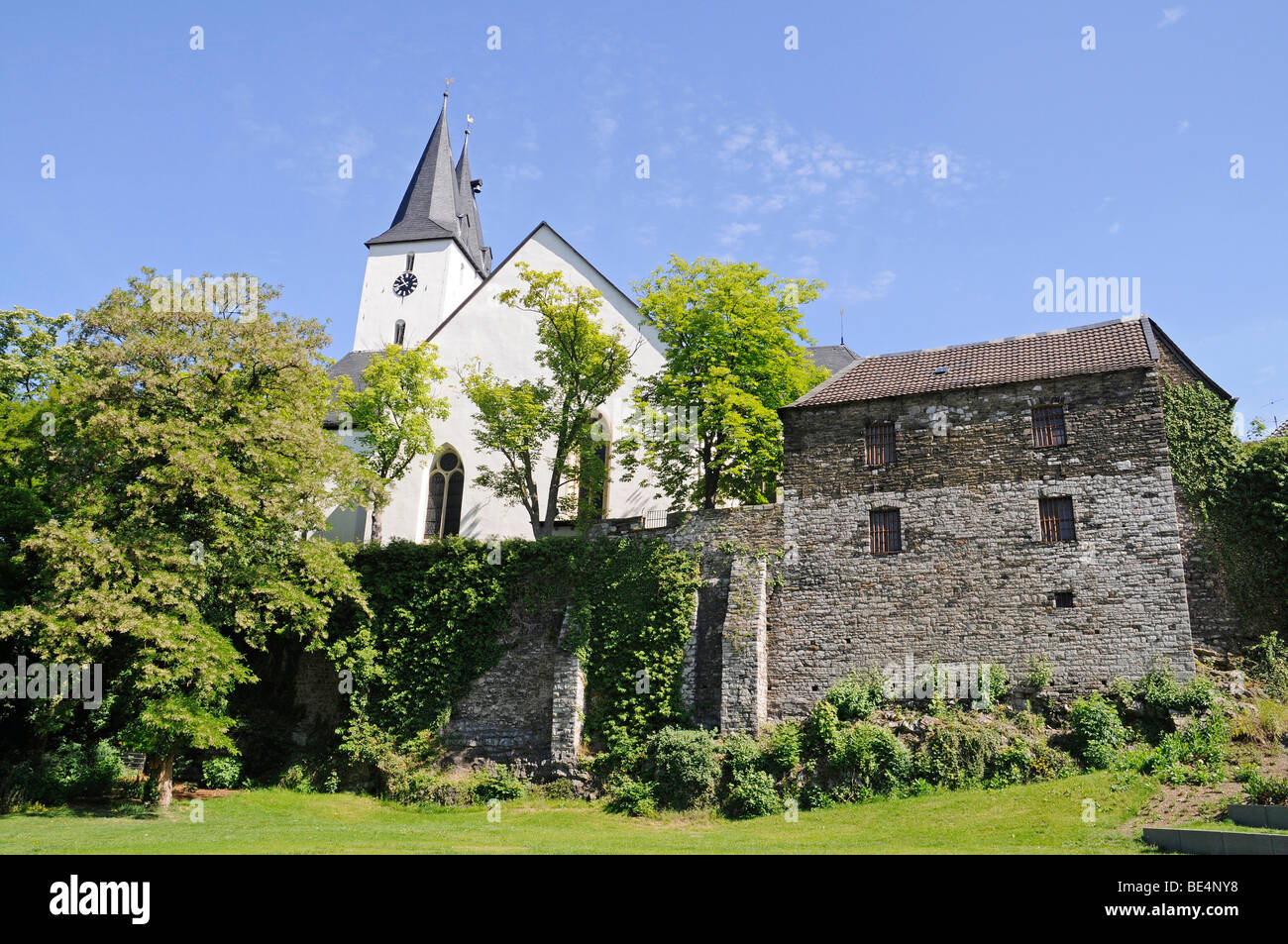 Parish church, Marienkirche St. Mary's church, ancient city walls ...