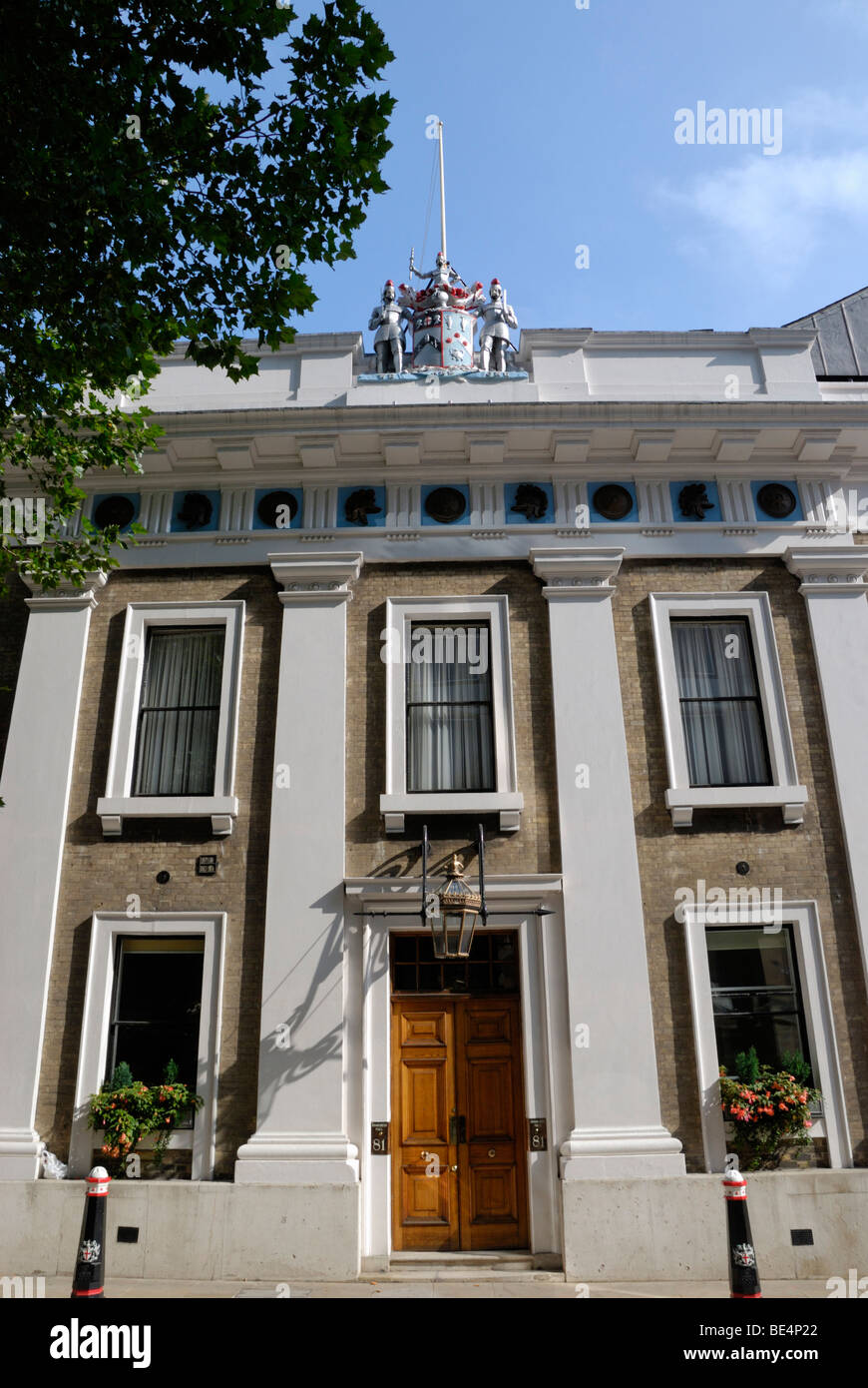 The Armourers' Hall in Coleman Street, London, England, UK Stock Photo ...