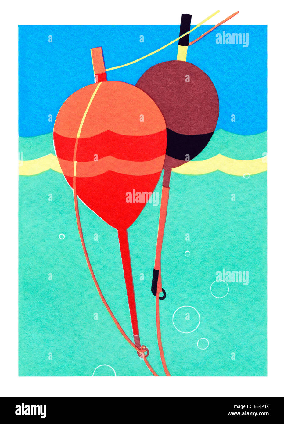 Vintage fishing illustration hi-res stock photography and images - Alamy