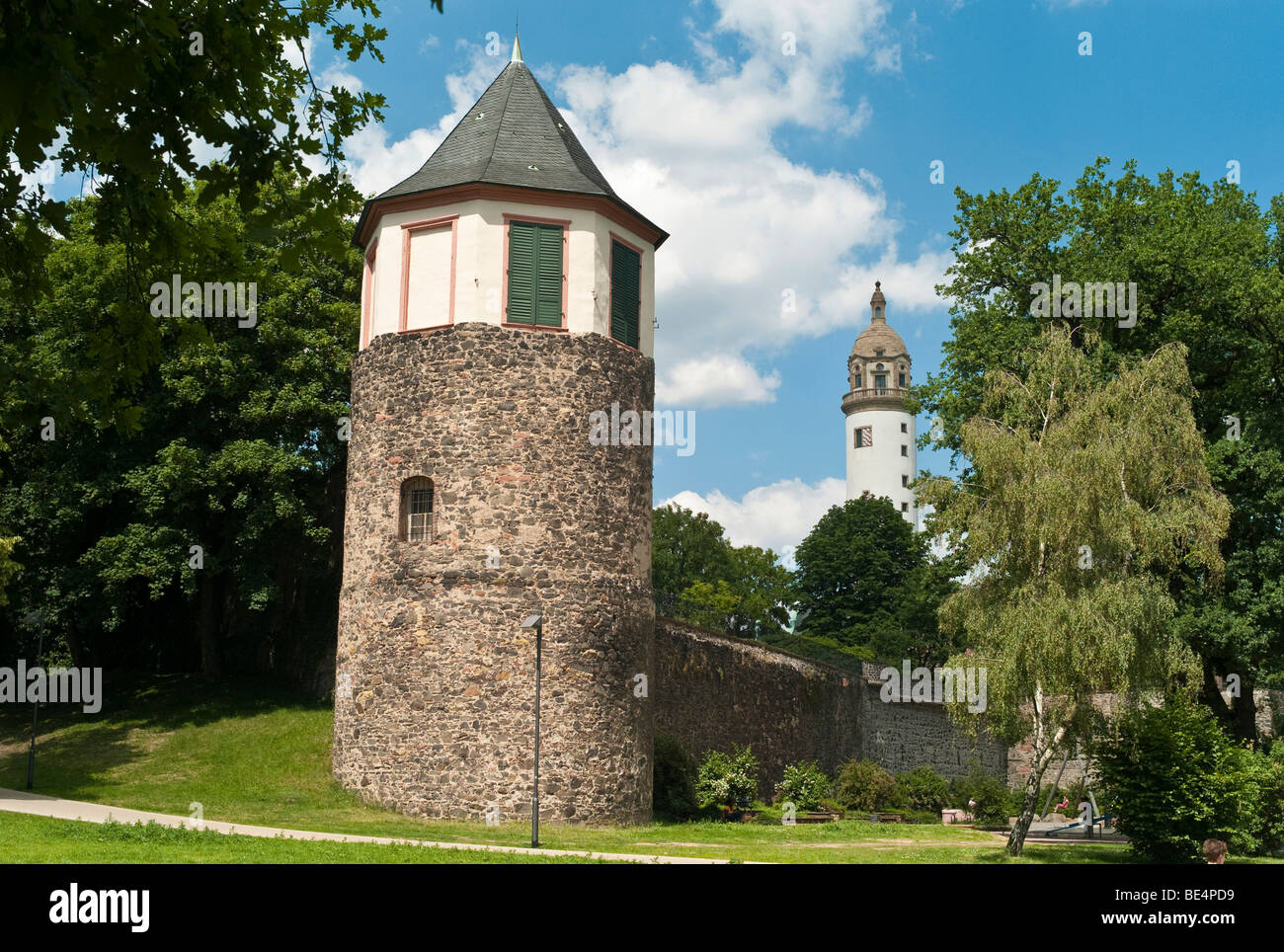 Hoechster Schloss castle, former seat of the Archbishopric of Mainz ...