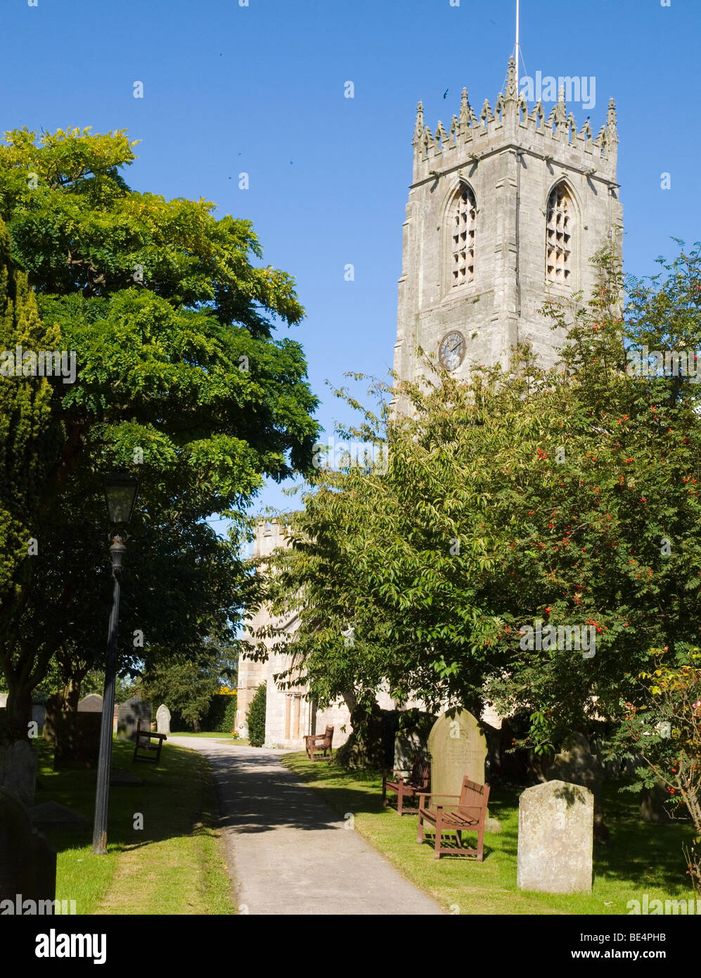 The parish church of St Mary and St Martin, in the pretty village of ...