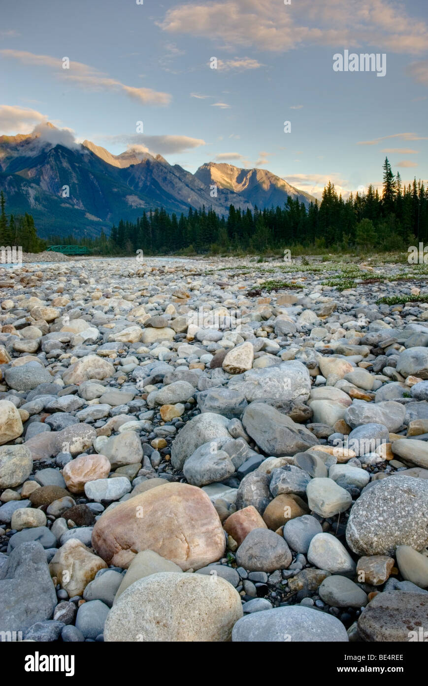 Snaring River, Jasper National Park Alberta Canada Stock Photo - Alamy