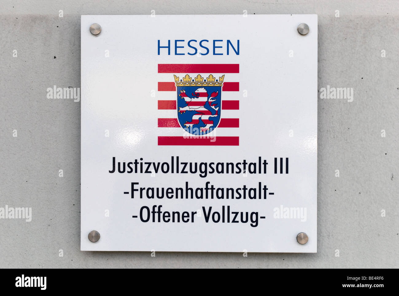 Women's correctional facility sign hi-res stock photography and images ...