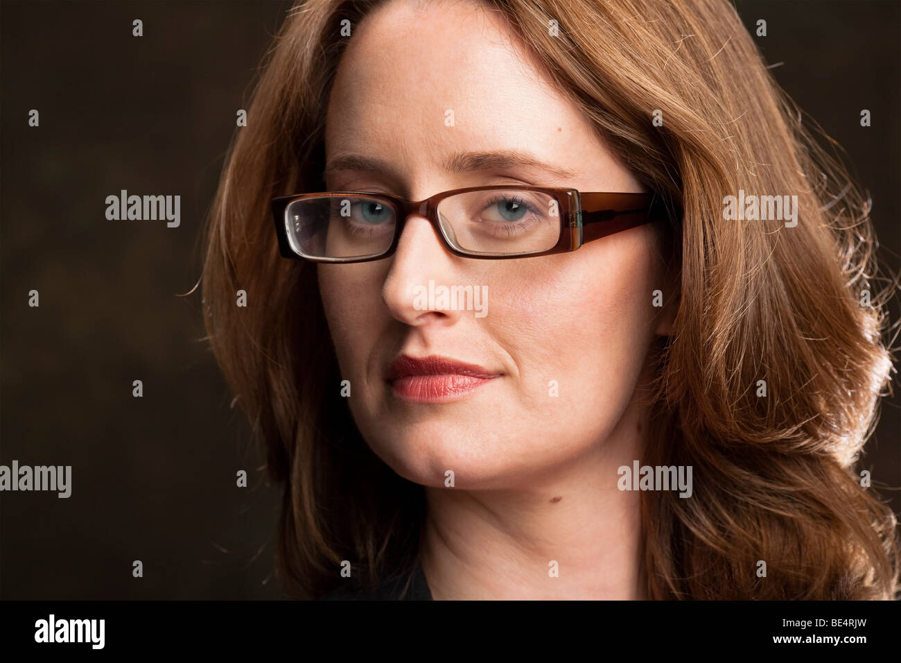 Portrait of an intelligent woman Stock Photo - Alamy