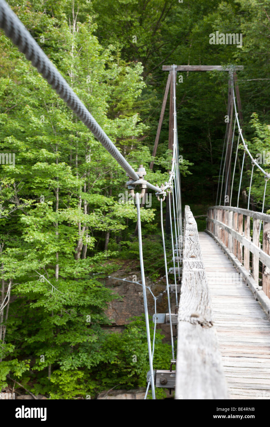 Pemigewasset wilderness footbridge hi-res stock photography and images ...