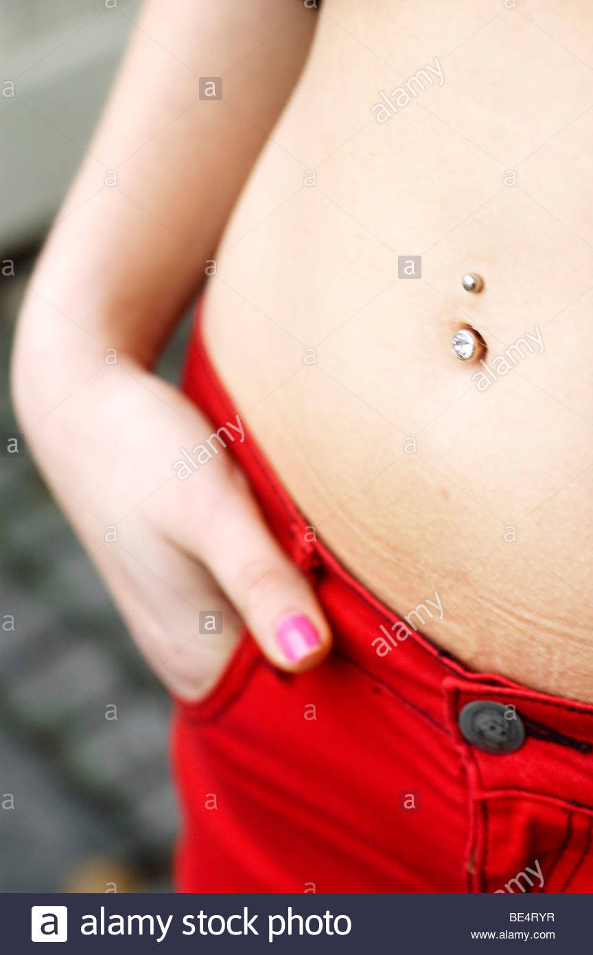 Pierced Bellybutton High Resolution Stock Photography and Images - Alamy