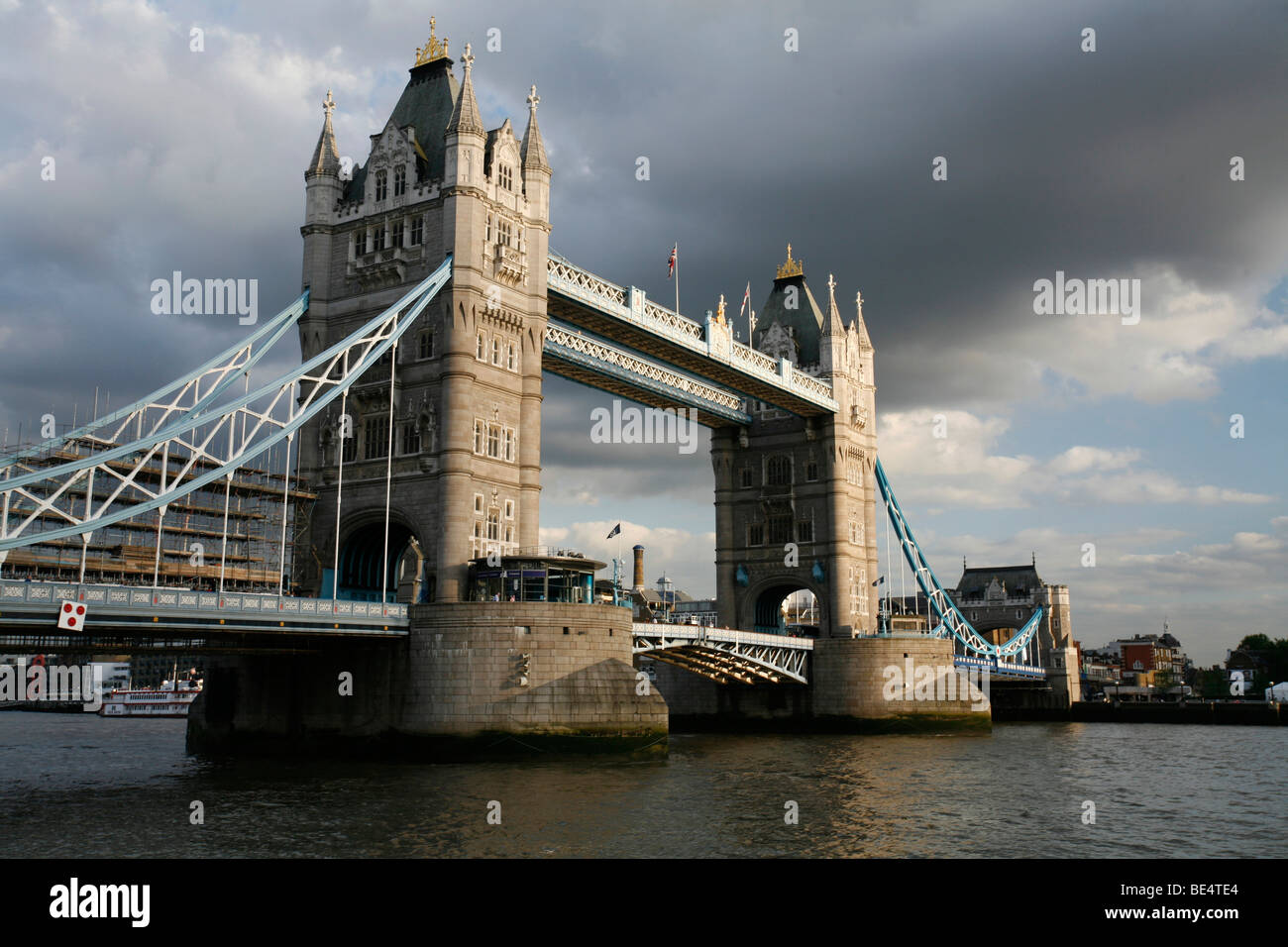 Clouds over the city, Tower Bridge, St. Katherine's Way, London ...