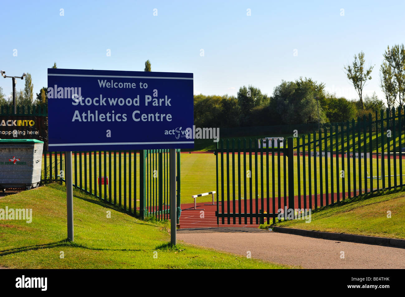 Stockwood Park Athletics Centre in Luton Stock Photo - Alamy