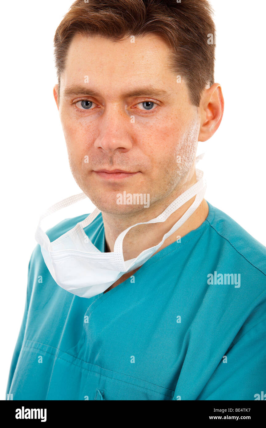male doctor with some medical accessories Stock Photo - Alamy