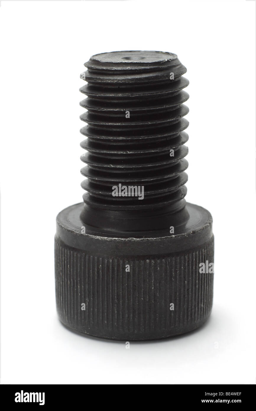 Close up black bolt Cut Out Stock Images & Pictures - Alamy