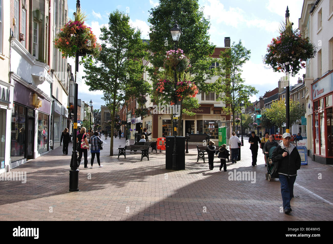High Street, Rugby, Warwickshire, England, United Kingdom Stock Photo ...