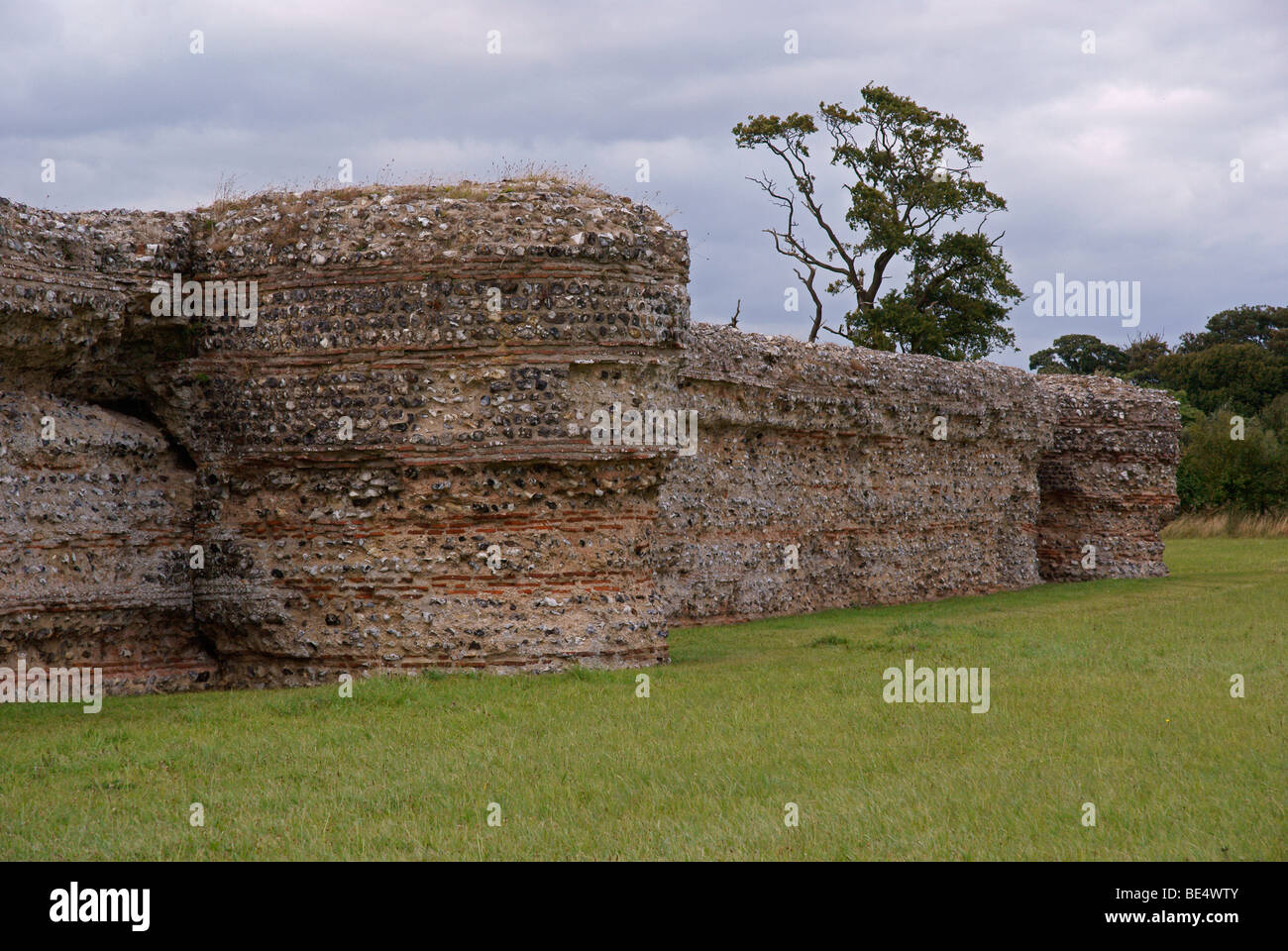 Burgh castle roman fort hi-res stock photography and images - Alamy