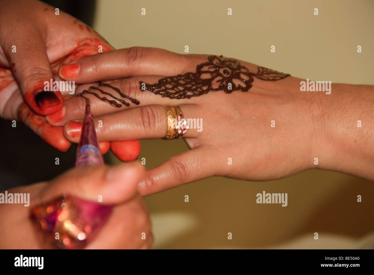 Hand decorated hi-res stock photography and images - Alamy