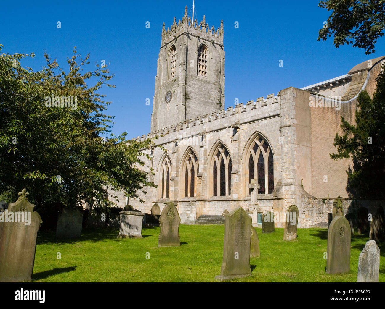 The parish church of St Mary and St Martin, in the pretty village of ...