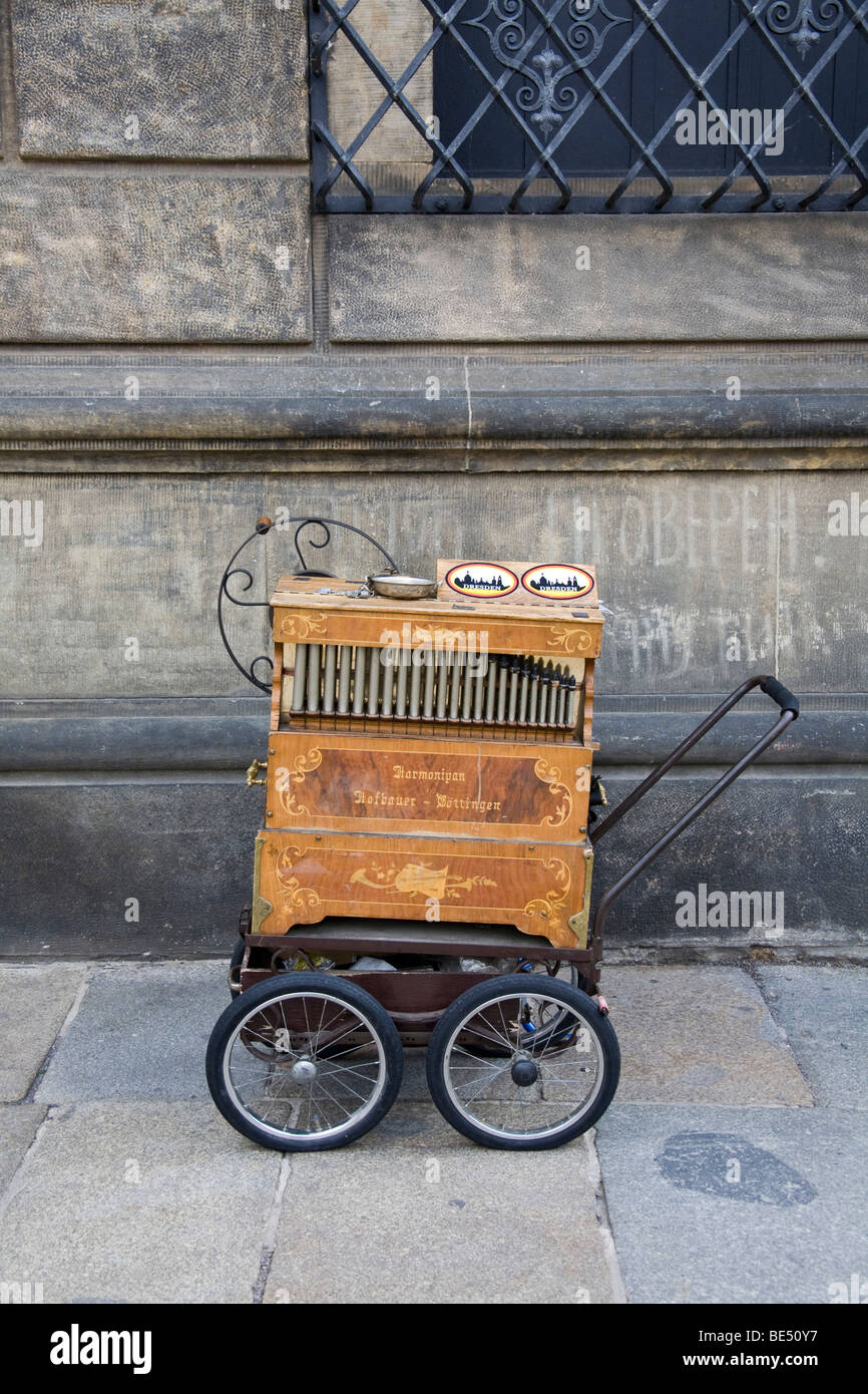 Barrel organ in Dresden, Saxony, Germany, Europe Stock Photo - Alamy