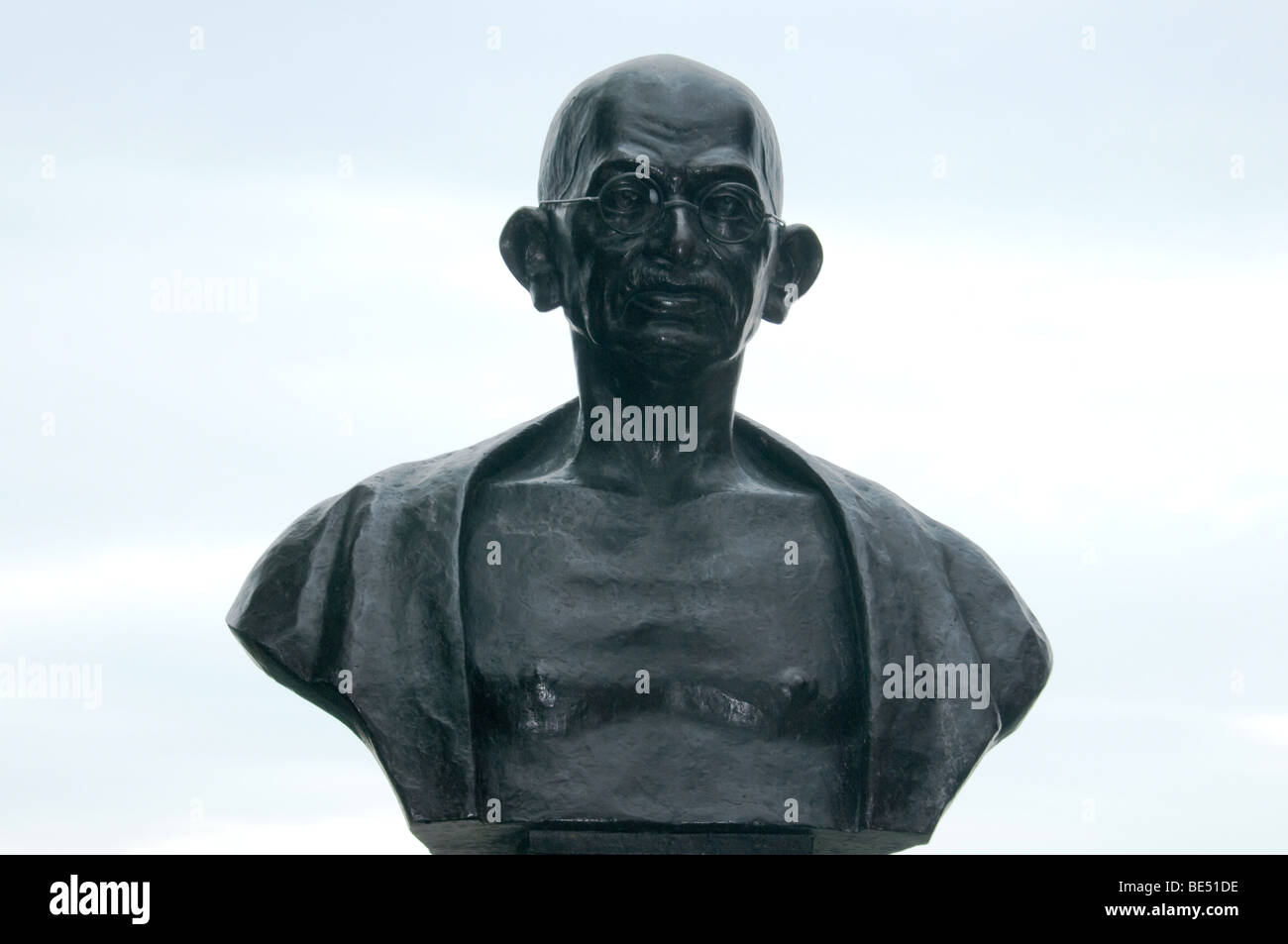 Mahatma Ghandi bronze Statue in Quebec city, Canada Stock Photo - Alamy