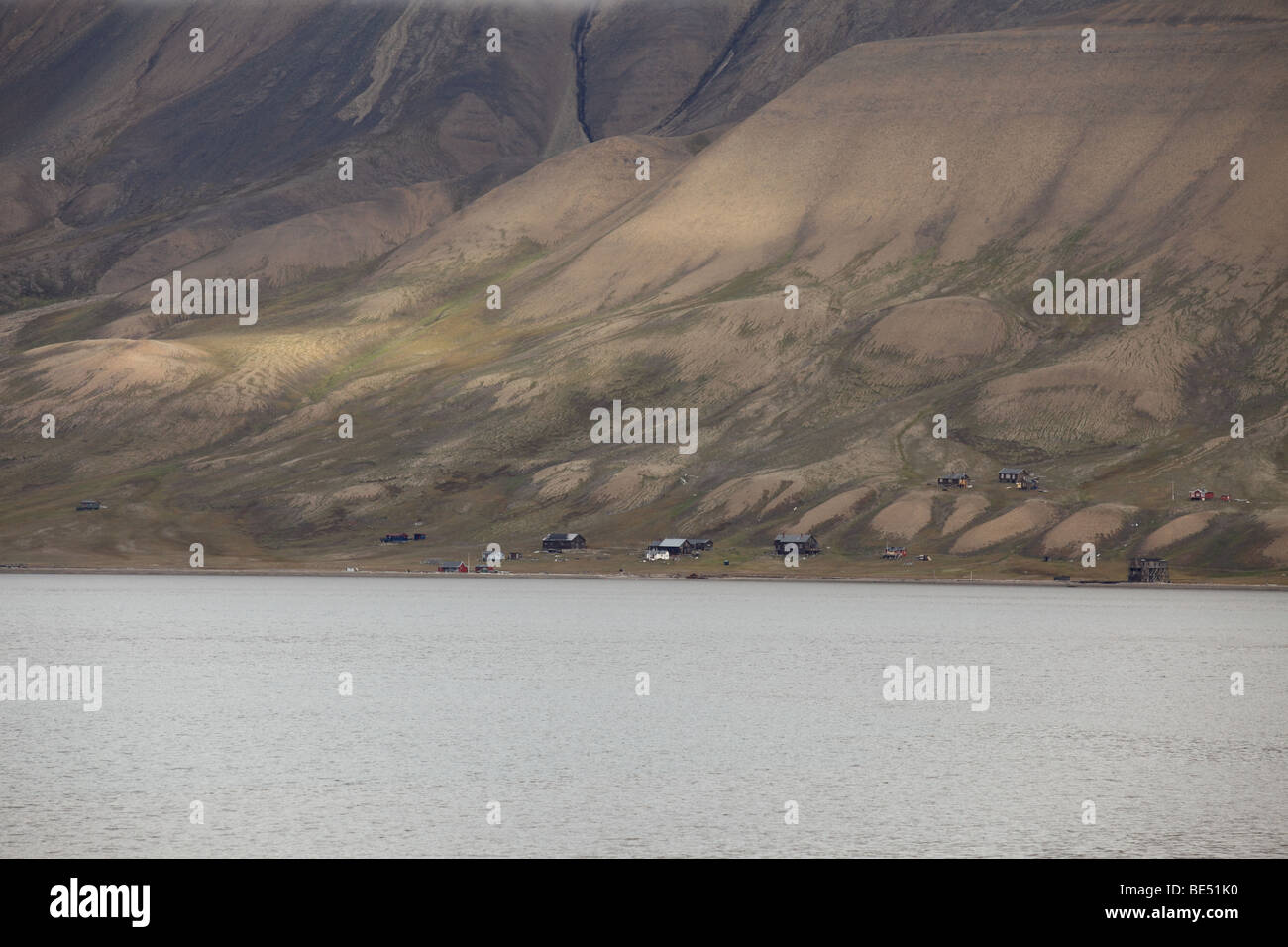 Mining Settlement in Svalbard Stock Photo - Alamy