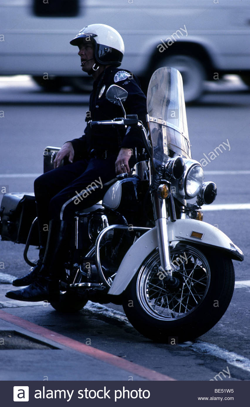 Biker Or Motorcycle Policeman High Resolution Stock Photography and ...