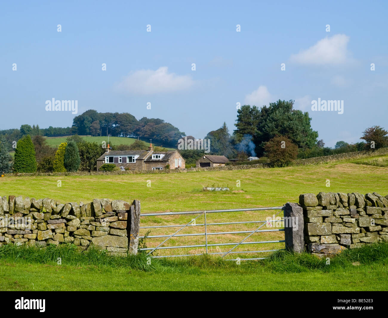 A view over the countryside surrounding Hulme End, in the Peak District ...