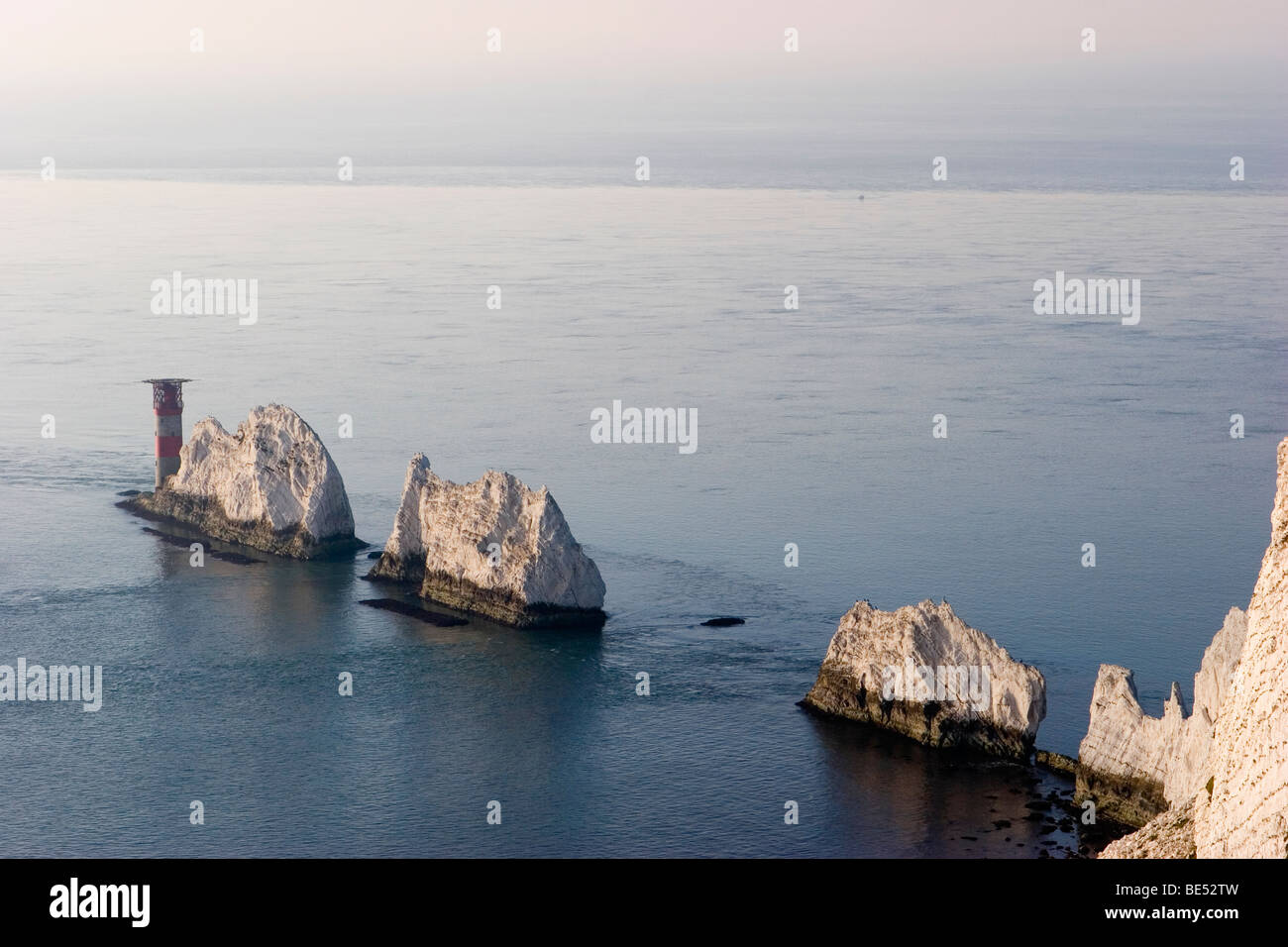 Needles Lighthouse, Isle of Wight Stock Photo - Alamy