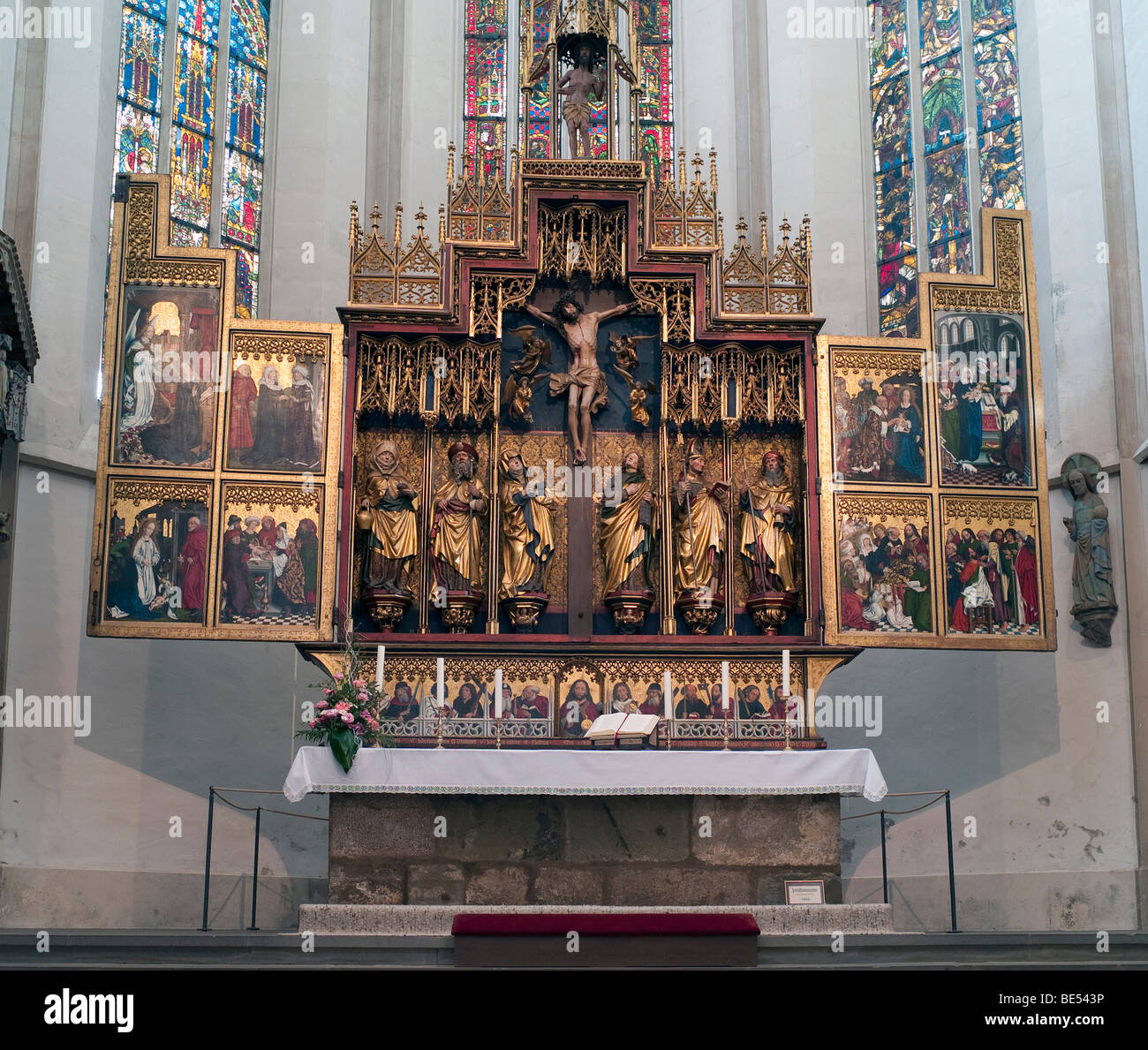 Zwoelfboten altar, Jacob Church, Evangelical-Lutheran parish church ...