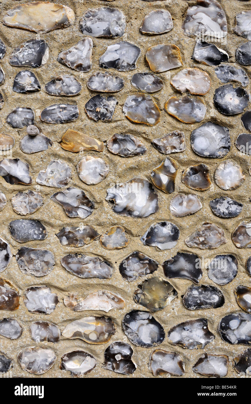 Flint as a building material for the traditional walls and facades in ...