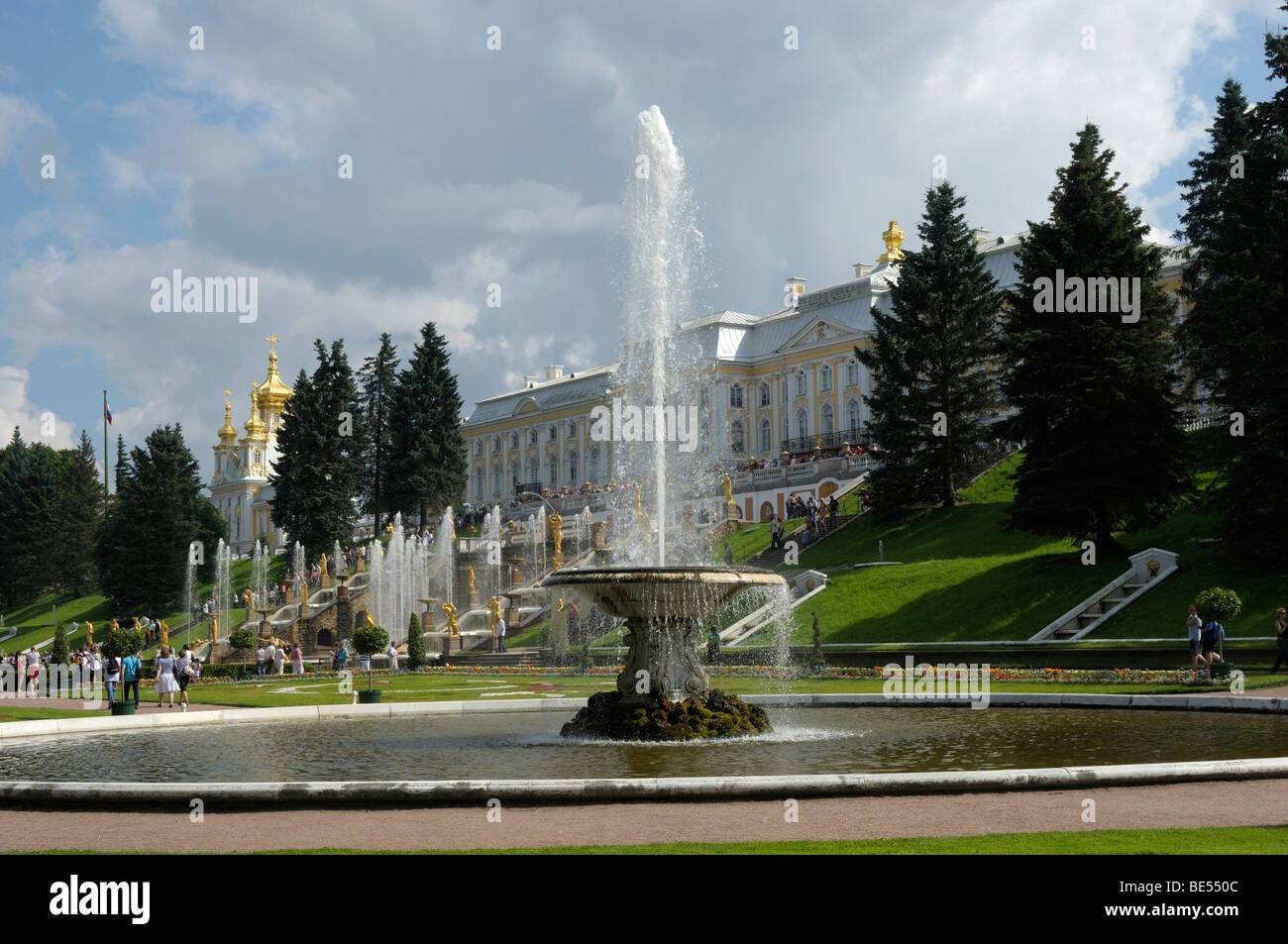 Peterhof, Petrodvorez, Saint Petersburg, Russia, Europe Stock Photo - Alamy