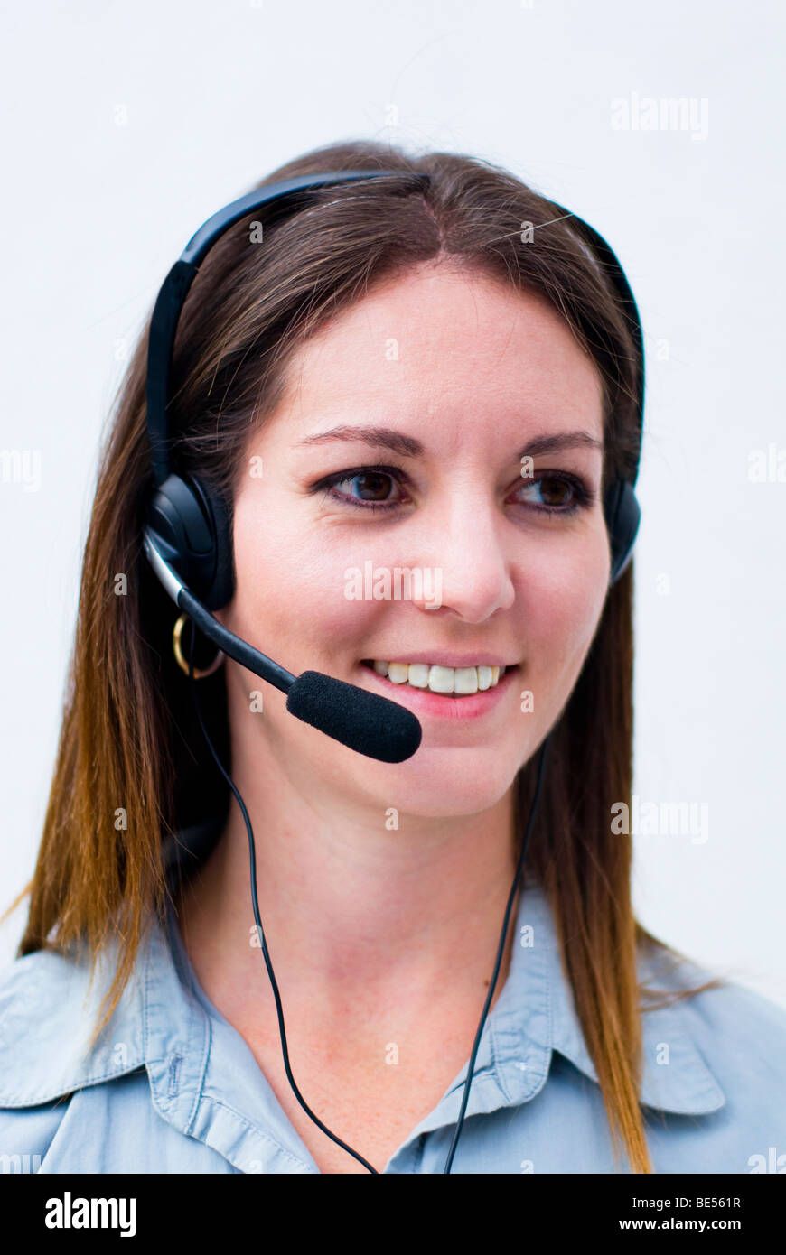 Phone operator hi-res stock photography and images - Alamy