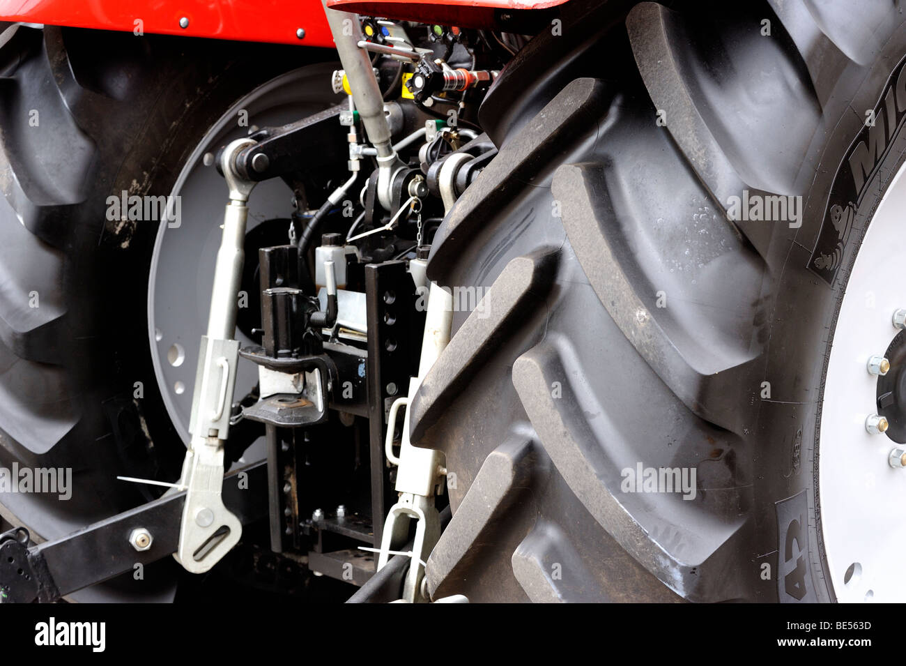Vintage tractor engine close up Stock Photo - Alamy