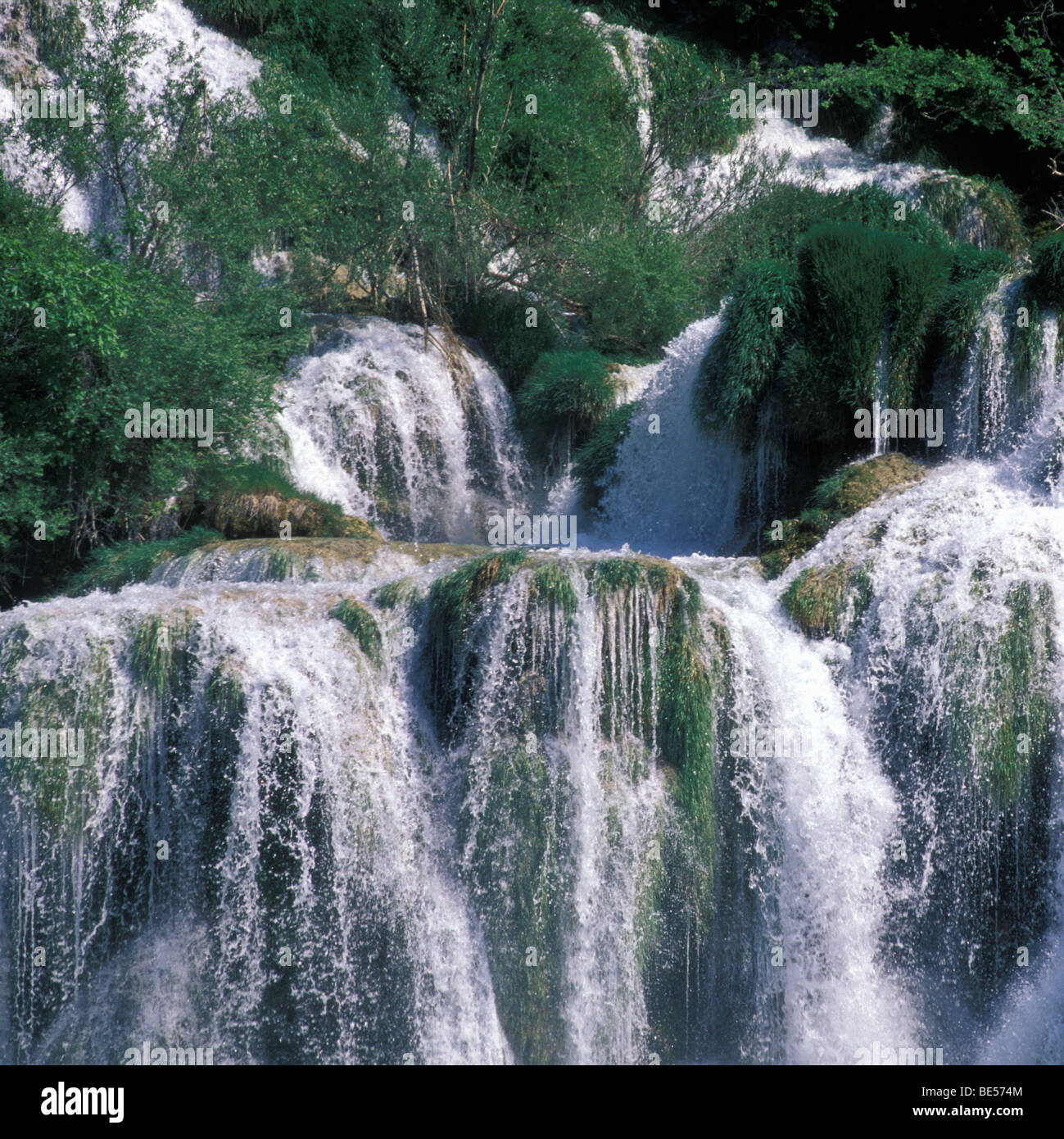 Waterfalls Krka National Park, Sibenik-Knin, Croatia Stock Photo - Alamy