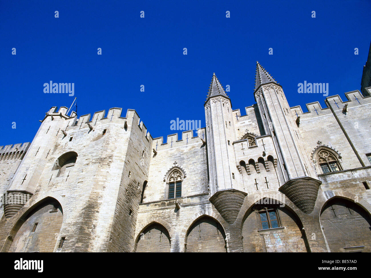 avignon pope palace Stock Photo - Alamy