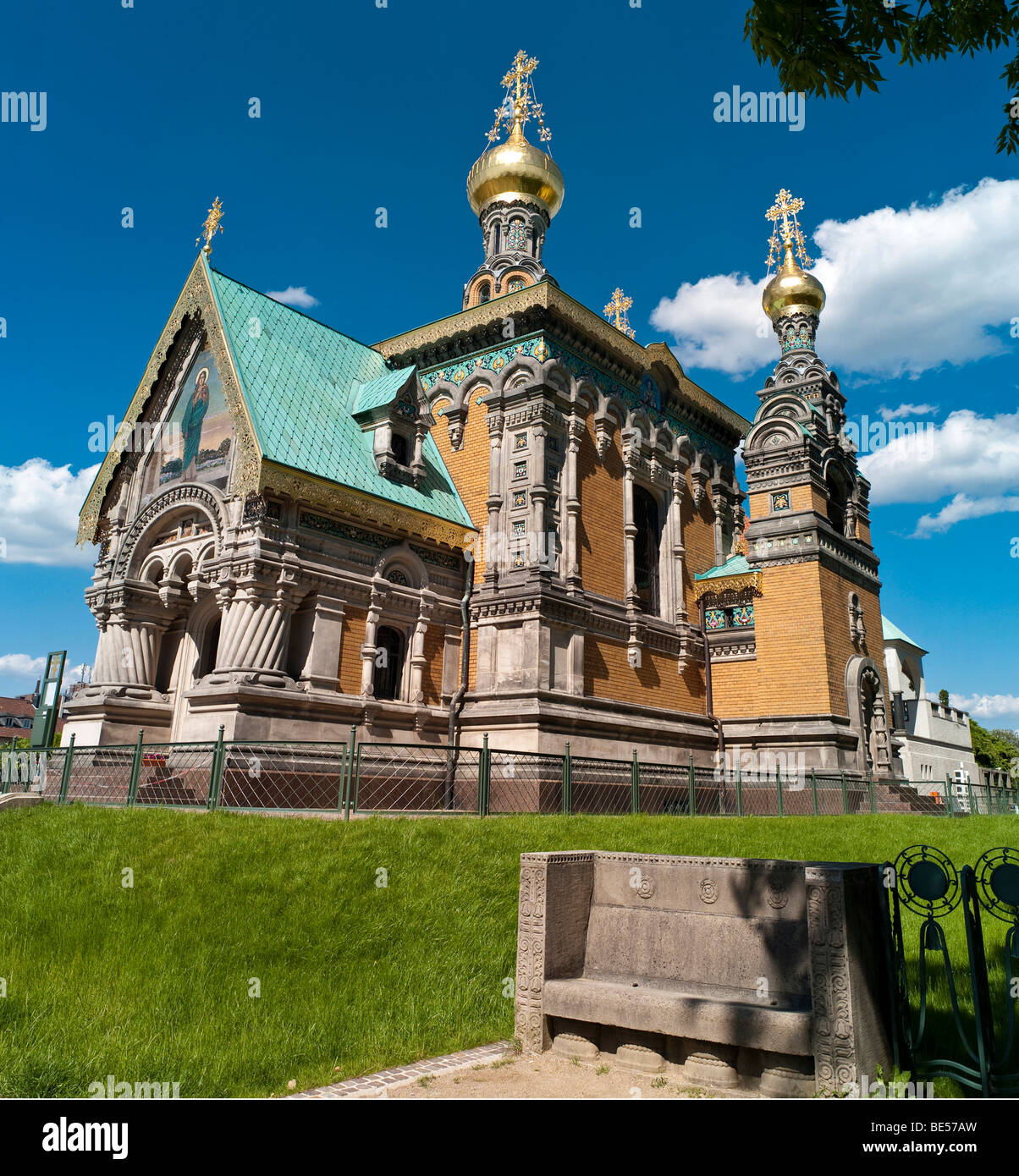 Russian chapel in the style of a Russian church of the 16th Century ...