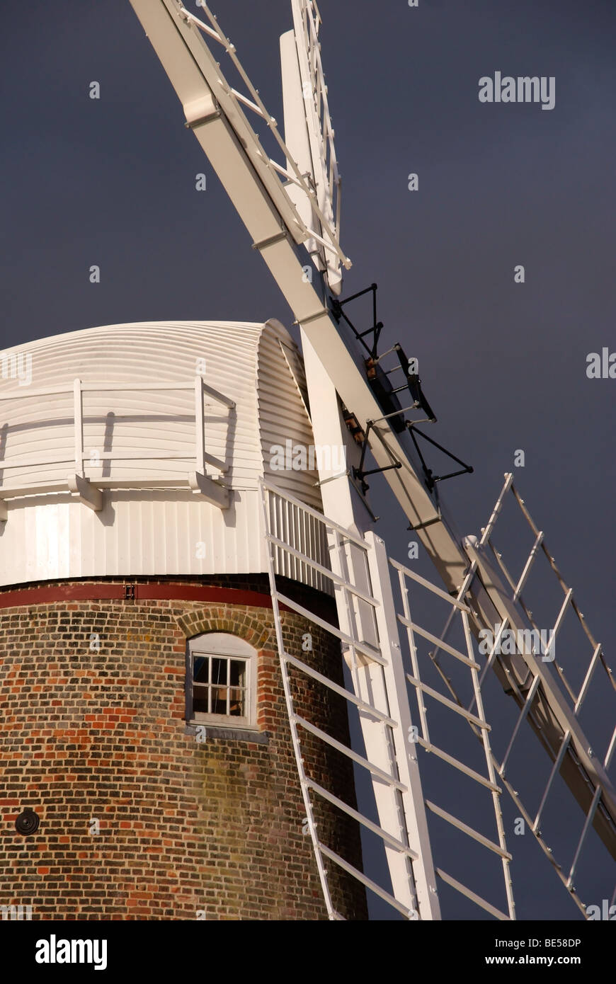 Brick tower drainage windmill hi-res stock photography and images - Alamy