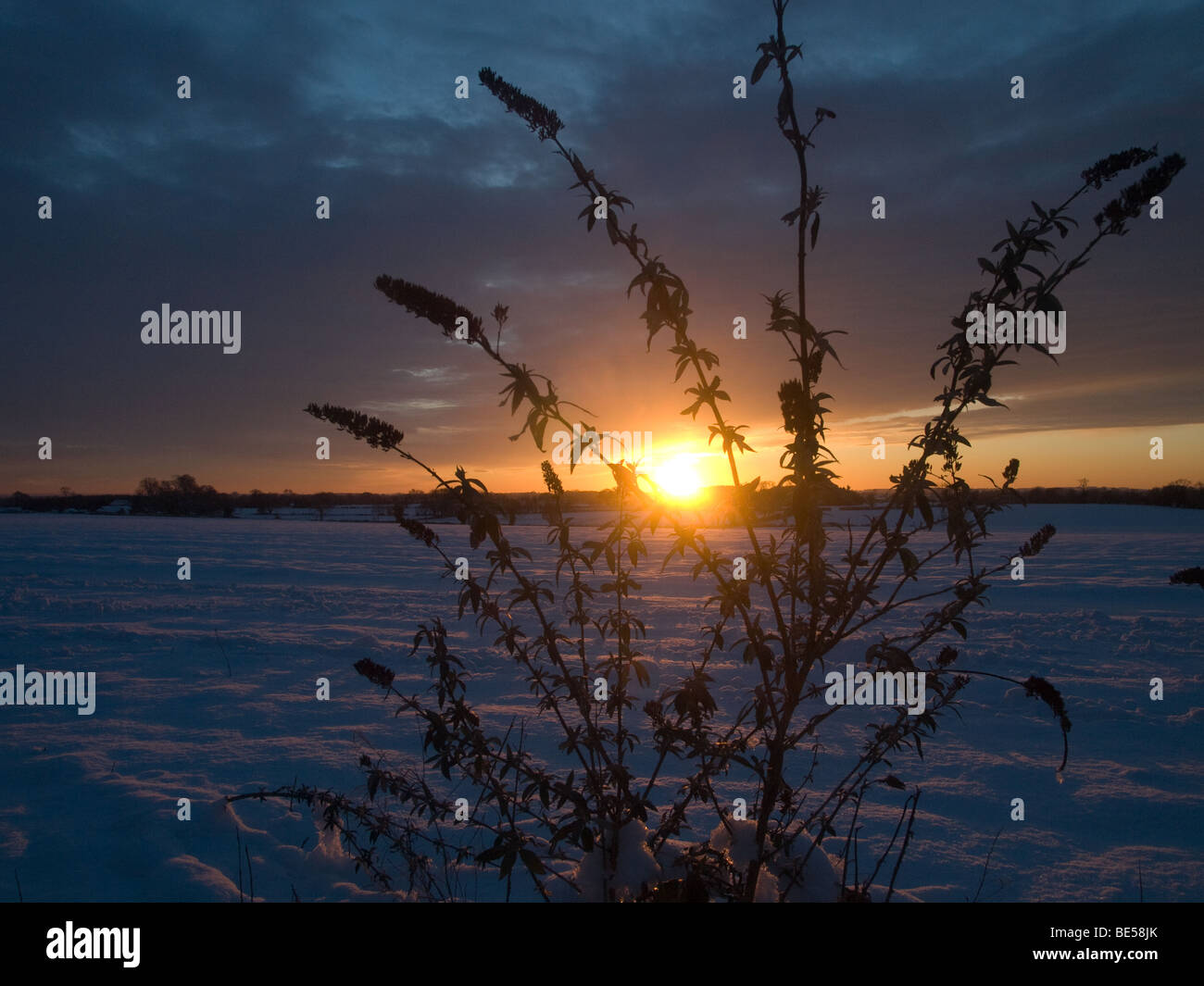 English winter sunset hi-res stock photography and images - Alamy