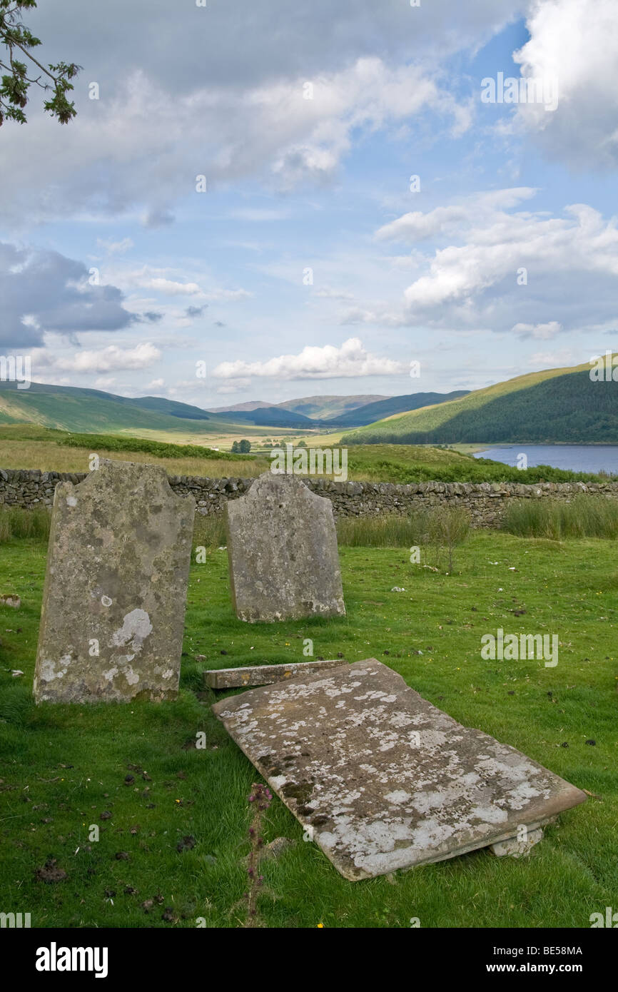 Saint Mary's Kirkyard near Saint Marys Loch, Upper Yarrow Valley ...
