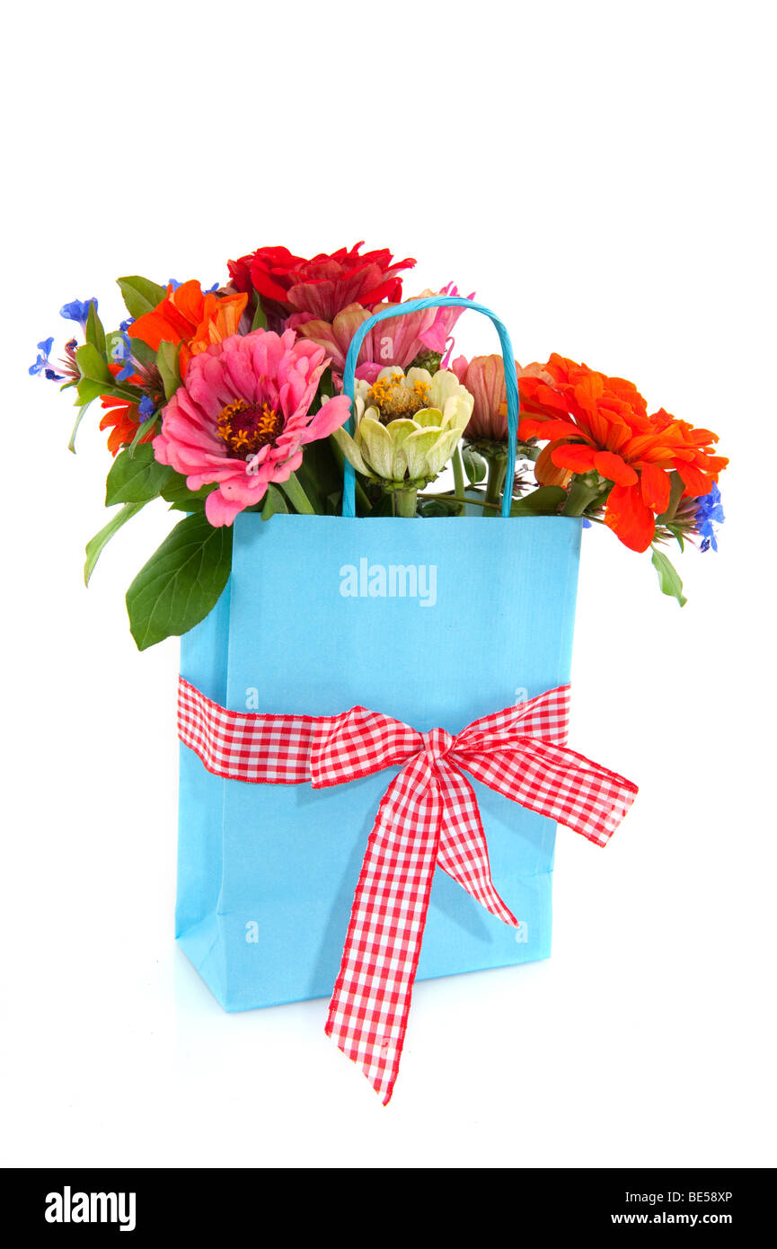 Bag of flowers Cut Out Stock Images & Pictures - Alamy