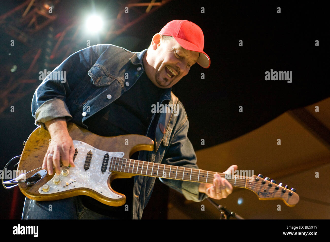 Barny Murphy, guitarist of the German band Spider Murphy Gang live at ...