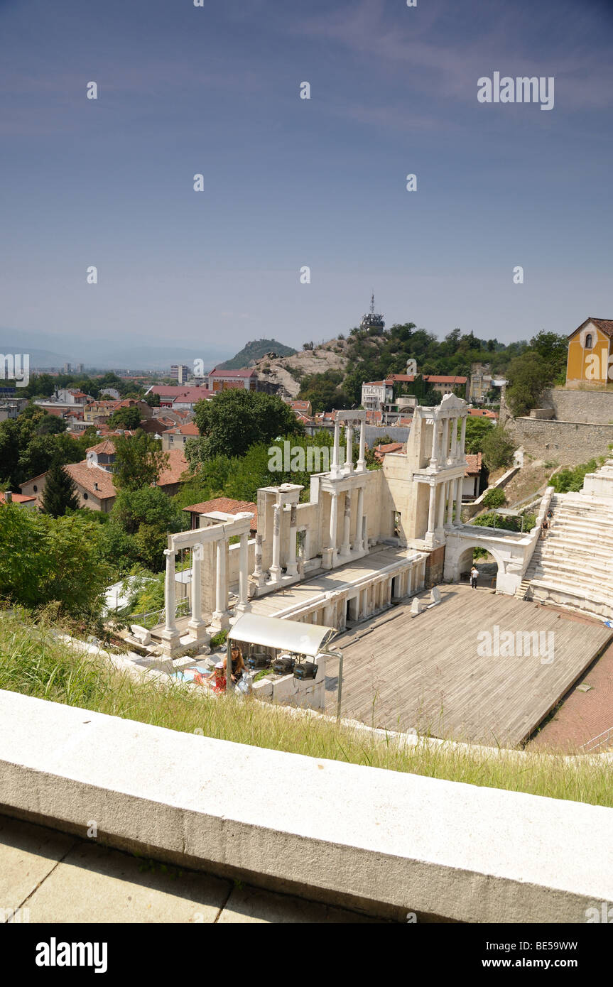 Roman amphitheatre in Plovdiv Bulgaria Stock Photo - Alamy